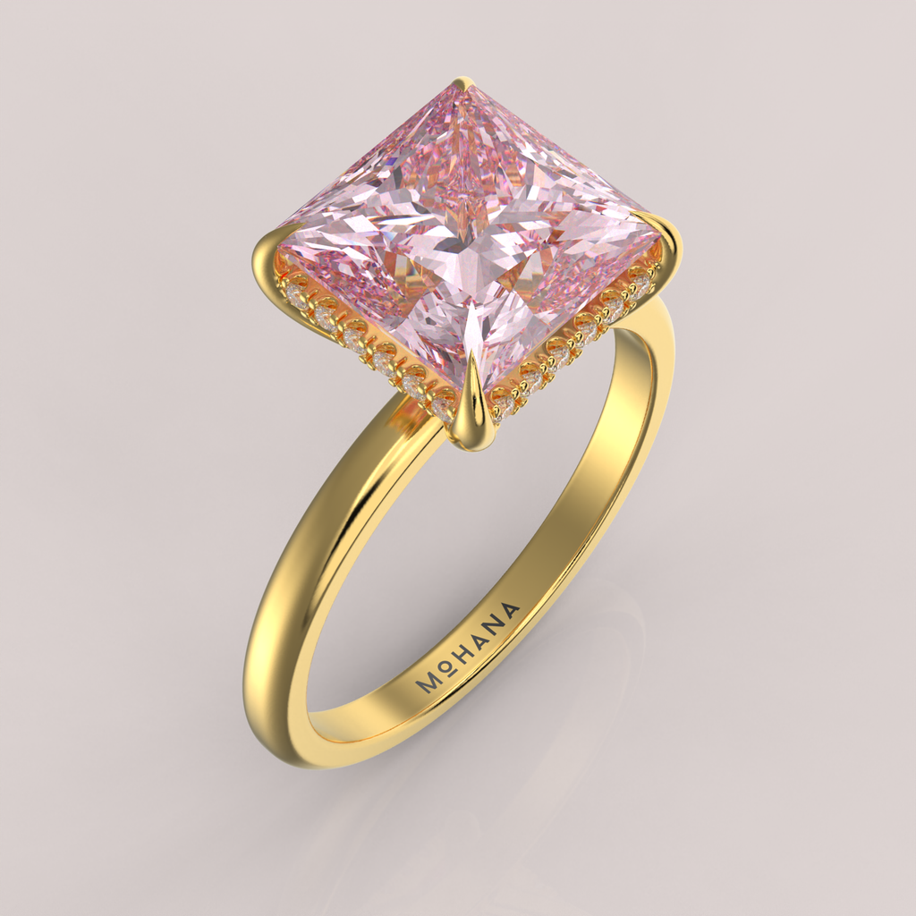 Cicari - Oval Cut Diamond Ring | Hidden Halo Setting | Certified Cut ...