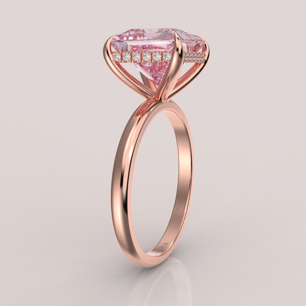 Cicari - Oval Cut Diamond Ring | Hidden Halo Setting | Certified Cut ...